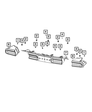 2015-2023 Dodge Challenger Tail Stop Backup Lamp 68419751AB | Mopar eStore