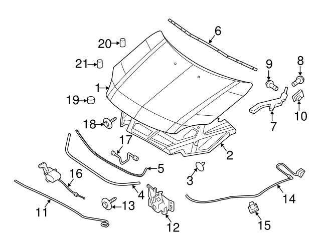 2010-2012 Lincoln MKZ Latch AH6Z-16700-A | TascaParts.com