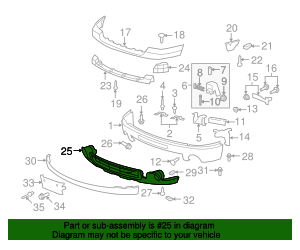 2012-2013 GM Switchblade Silver Metallic Front Air Deflector 22868423 ...