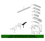 2015-2022 GM Rear Driver Side Pickup Box Paint Protector 23342428 GM ...