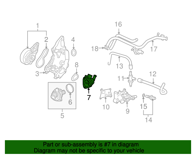 19320-RAA-A01 - Case, Thermostat (Fuji Seiko) - 2003-2015 Honda ...