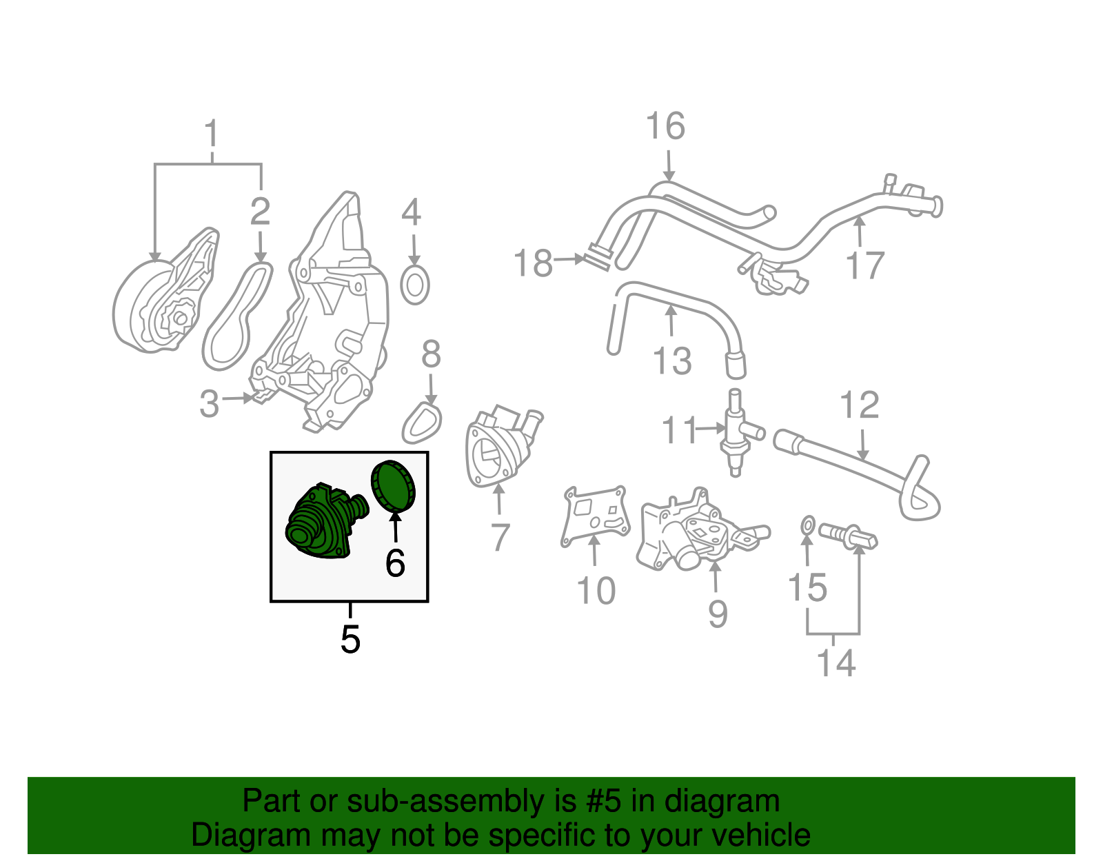 OEM 2003-2011 Honda Thermostat 19301-RAA-A02 | Honda Automotive Parts