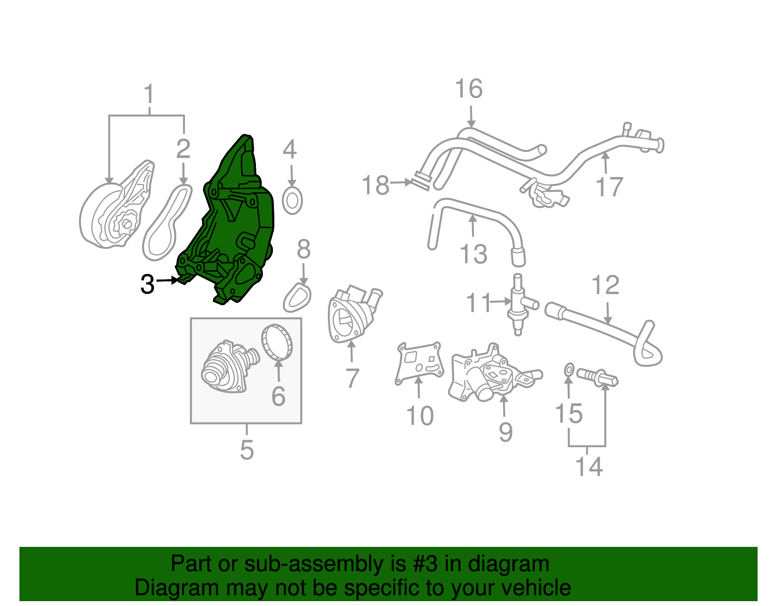 19410-RAA-A00 - Water Inlet 2003-2011 Honda | Honda Parts Online