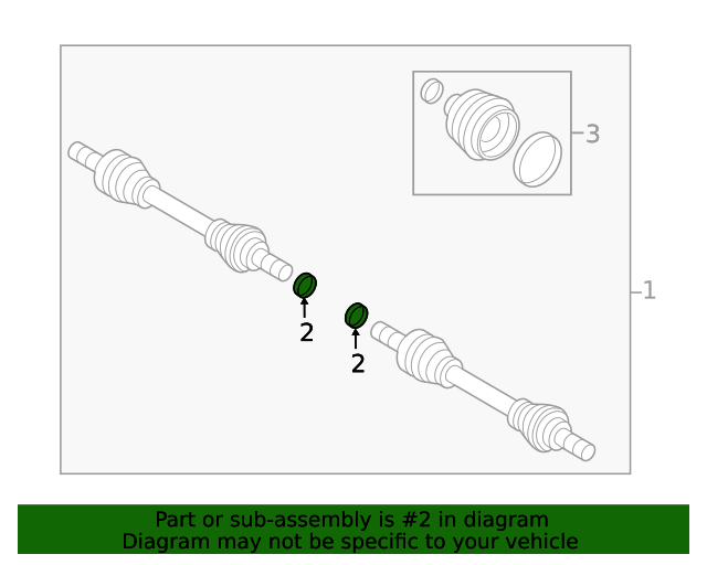 2017-2022 Volvo Axle Assembly Snap Ring 31492092 | OEM Parts Online