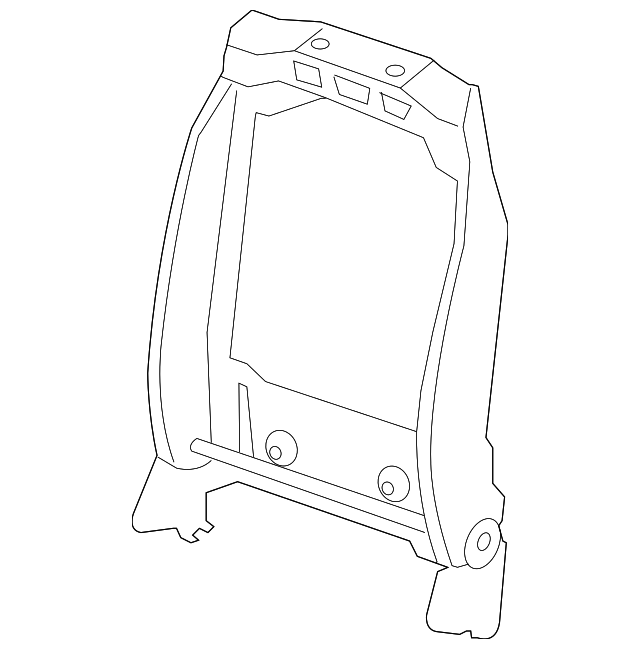 2010-2019 Mopar Seat Back Frame 68050468AA | TascaParts.com