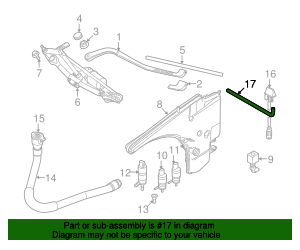 61-66-8-362-762 - Hose - 1999-2016 BMW | Wholesale BMW Parts & Accessories