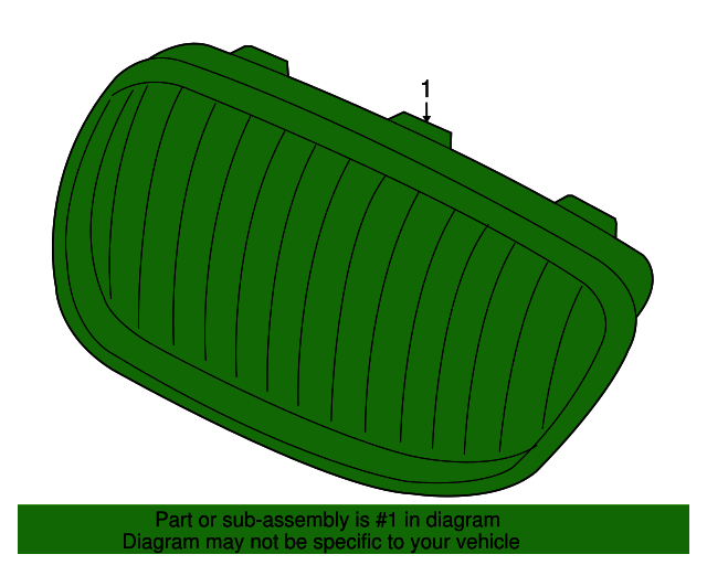2008-2013 BMW Grille 51137179655 | OEM Parts Online