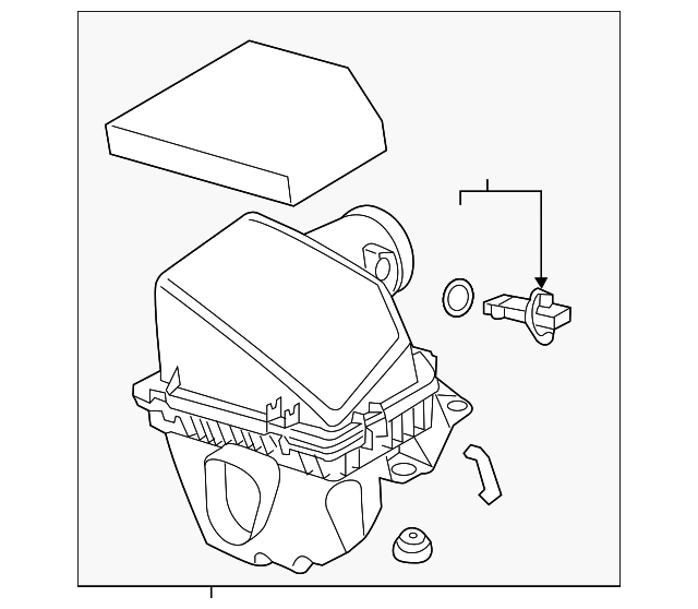 Genuine BMW 13-71-7-853-886 | Air Cleaner Assembly | FREE Shipping on ...