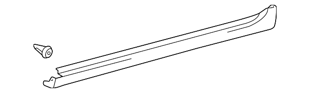 75860-33030-B2 - Rocker Molding - 2008-2011 Toyota Camry | nashuatoyota