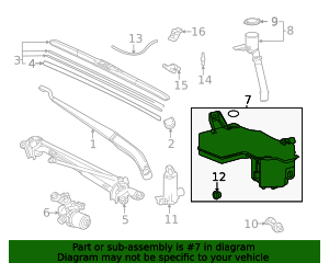 85315-08040 - Reservoir - 2021-2023 Toyota Sienna | OEM Genuine Toyota ...