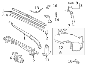 2021-2024 Toyota Sienna Filler Neck 85301-08010 | Toyota Parts Center