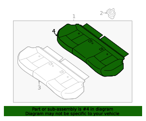 88320-6LB1A - Seat Cushion Cover 2020-2023 Nissan Sentra ...
