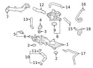 99083AA500 - Radiator Coolant Hose 2019-2024 Subaru | AutoNationParts.com