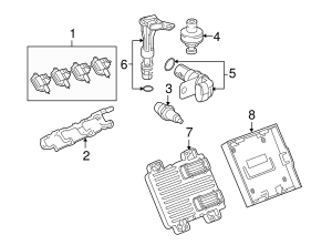 2004-2020 GM Engine Camshaft Position Sensor 12591720 | GM Parts Center