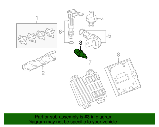 2006-2020 GM Iridium Spark Plug 12680072 | TascaParts.com