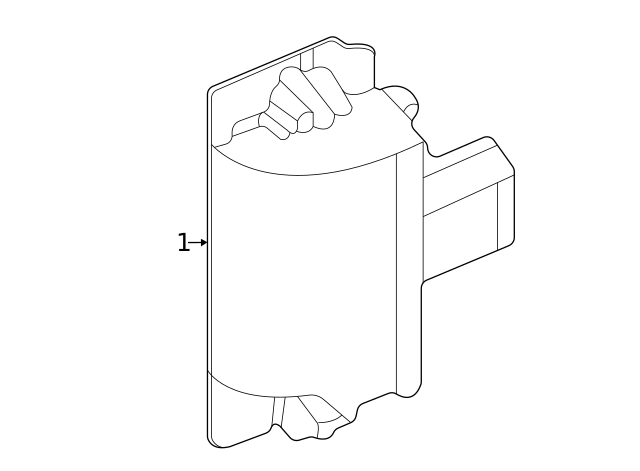 2021-2023 Ford Bronco License Lamp HL3Z-13550-A | TascaParts.com