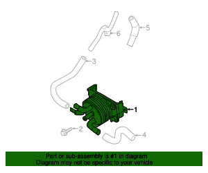 21606-9JJ0A - Automatic Transmission Oil Cooler 2019-2021 Nissan ...