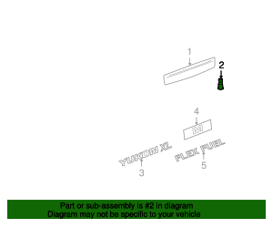 2007-2014 GM Liftgate Window Release Switch 15798062 GM | GMPartsDirect.com