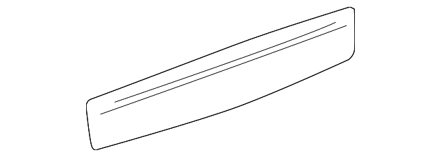 2007-2008 GMC Deck Lid Center Applique 15915677 GM | GMPartsDirect.com