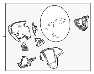 2016-2017 Cadillac ATS Steering Wheel 23417525 | TascaParts.com