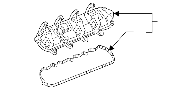 Passenger Side Rocker Arm Cover 12713842 GM | GMPartsDirect.com
