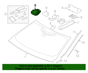 2014-2017 Jaguar Rain Sensor C2D48656 | Haper Jaguar Parts