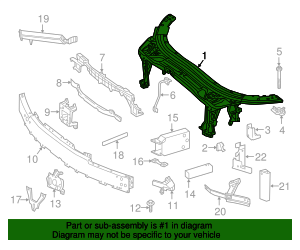 205-620-42-01 - Upper Tie Bar - 2015-2023 Mercedes-Benz | World ...