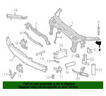2015-2023 Mercedes-Benz Upper Tie Bar Rear Bracket 205-626-02-12 | MB ...