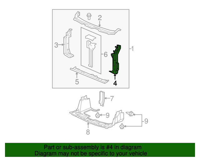04611-SLN-A00ZZ - Side Panel 2007-2008 Honda Fit | Honda Parts Online