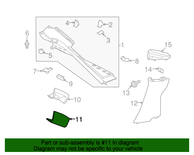 2006-2012 Porsche Cayman Coat Hook Cover 987-555-567-00-A03 | Gaudin ...
