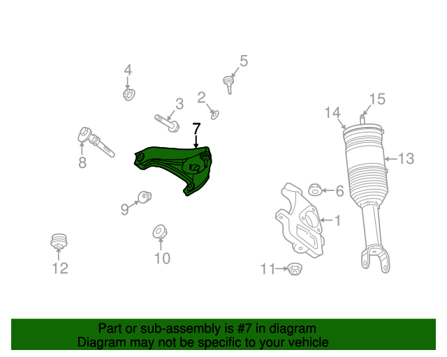 2006-2021 Mopar Lower Control Arm - Driver's Side (LH) 68298347AB ...