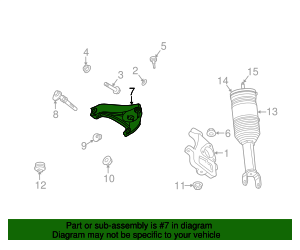 2006-2021 Mopar Lower Control Arm - Driver's Side (LH) 68298347AB ...