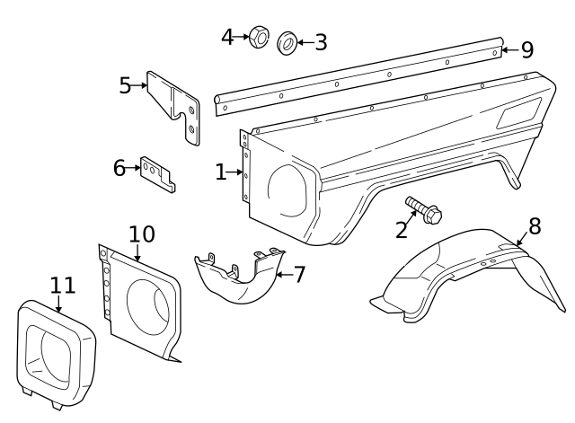 2002-2018 Mercedes-Benz Lower Panel 4638840231 | AutoNationParts.com