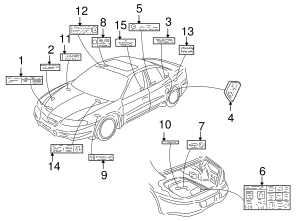 1992-2011 GM Product Identification Label 25695289 | Chevy Parts Pro
