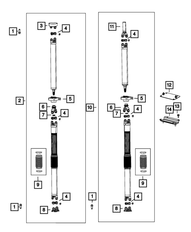 2013-2022 Ram Drive Shaft Flange 68214534AA | Mopar eStore