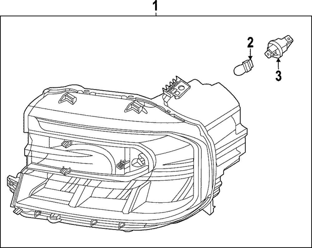PZ6Z-13008-A - 2023-2024 Ford Maverick - Headlamp Assembly | My Ford Parts