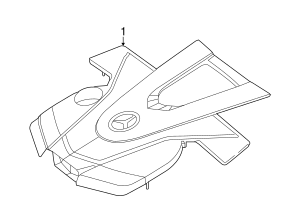 2760107506 - Engine Cover 2015-2020 Mercedes-Benz | AutoNation Parts
