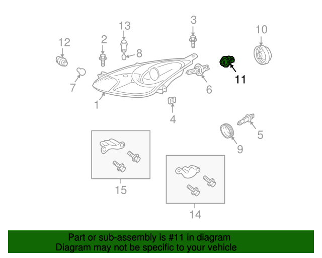 90075-99140 - Adapter Assembly - 2000-2005 Toyota | OEM Genuine Toyota ...