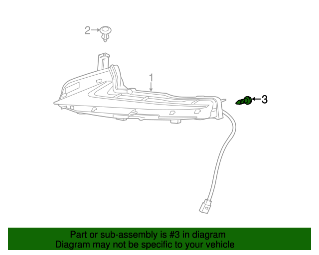 93567-A5014 - Fog Lamp Assembly Screw - 2008-2017 Lexus | MyLexusParts