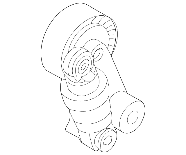 25281-3N300 - Accessory Drive Belt Tensioner Assembly 2022-2025 Kia ...