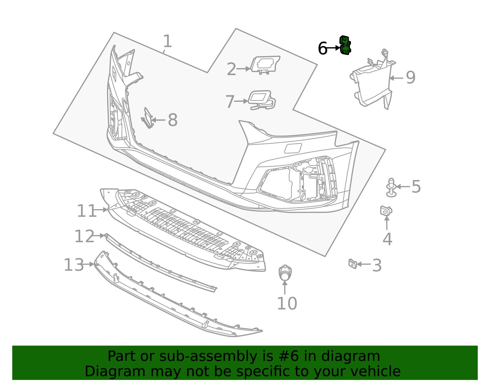 2017-2024 Audi Bumper Cover Strip 8W0-807-277 | OEM Parts Online