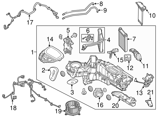 2011-2016 Ford Expansion Valve BC3Z-19849-B | TascaParts.com
