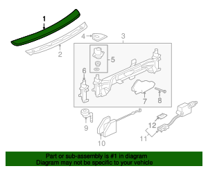 2006-2012 Porsche Cayman Spoiler 987-504-619-01 | AutoNationParts.com