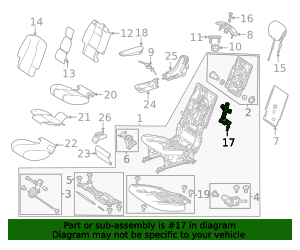 167-970-06-02 - Headrest Actuator 2020-2024 Mercedes-Benz ...