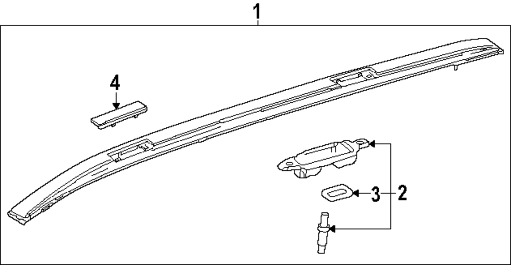 6240342070 - 2023-2024 Subaru Solterra - Roof Rack | Subaru Parts HQ