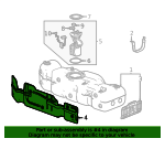 2021-2022 GM Fuel Tank Heat Shield 84449889 | GMPartsDirect.com