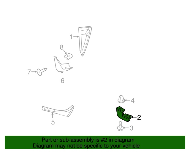 2013-2017 Nissan LEAF Lower Deflector - Driver's Side (LH) 93883-3NF0A ...