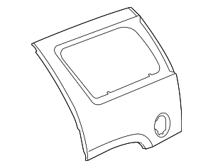 2007-2014 GM Passenger Side Outer Body Side Panel 25822462 GM ...