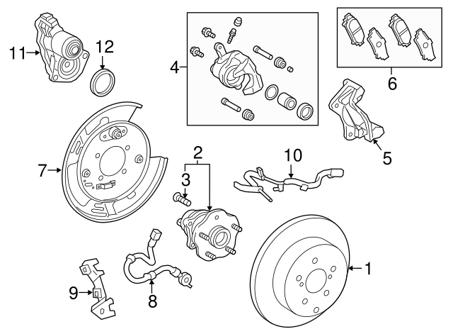 46310-78010 - Actuator 2015-2022 Lexus | Lexus Parts Outlet