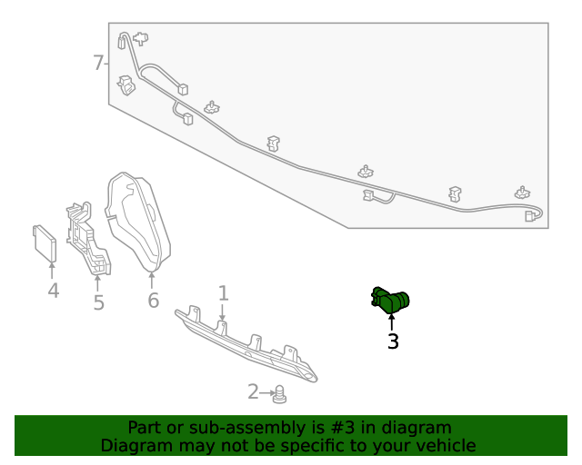 Sensor *NH893P* 39680-TZA-J01ZR | Acura Automotive Parts